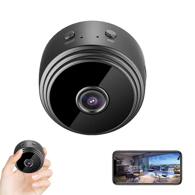Mini camera de supraveghere wireless WiFi 1080p Full HD A9 - MedoShop