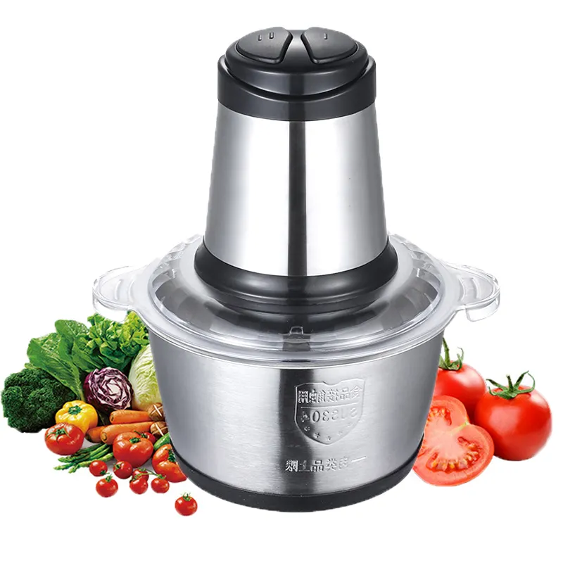 Tocator electric carne si legume, 4 lame inox, 2 viteze, capacitate ...